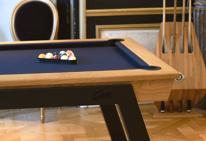 The Standard 2m10, the American Pool Table in oak by Stella