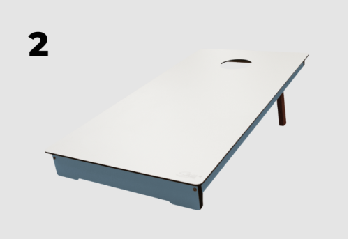 Cornhole Outdoor Stella - Blue HPL Cornhole Table