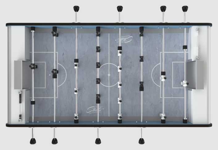 Foosball Stella Star Sixties Outdoor Blue